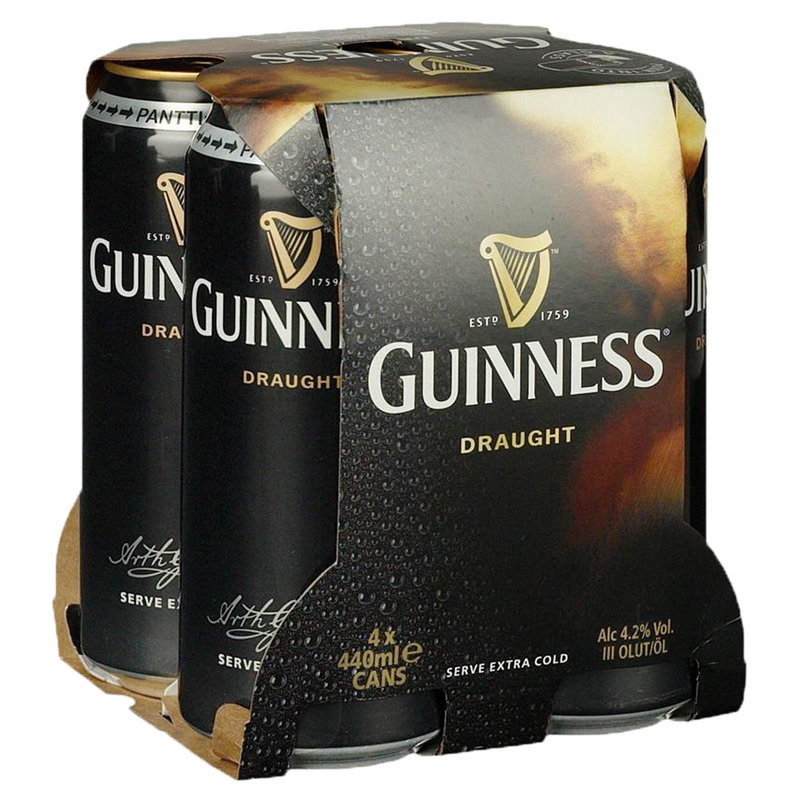 Guinness 4pk 14.9oz Can 4.2% ABV -- delivered in minutes