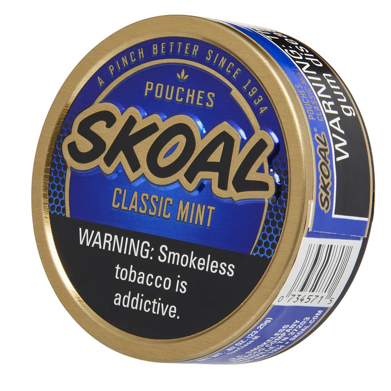 Skoal Classic Mint Chewing Tobacco Pouches 0.82oz : Smoke Shop fast ...