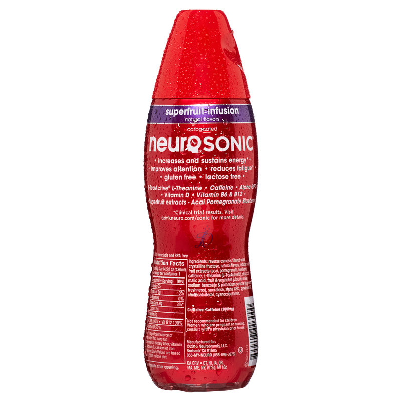 Neuro SONIC Super Fruit Infusion 14.5oz : Drinks fast delivery by App ...