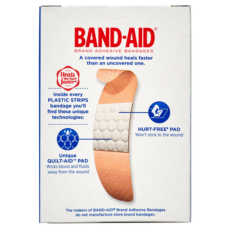 Band-Aid Plastic Strips 30ct : Health fast delivery by App or Online