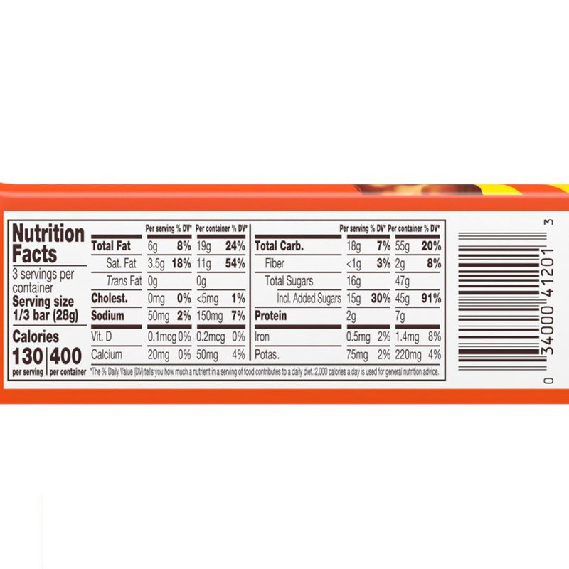 Reese's Outrageous King Size Bar 2.95oz : Snacks fast delivery by App ... Reese's Outrageous King Size Bar 2.95oz : Snacks fast delivery by App ...