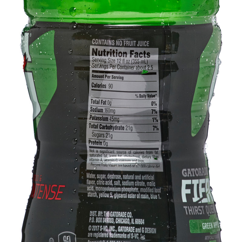 Gatorade Fierce Green Apple 28oz : Drinks fast delivery by App or Online