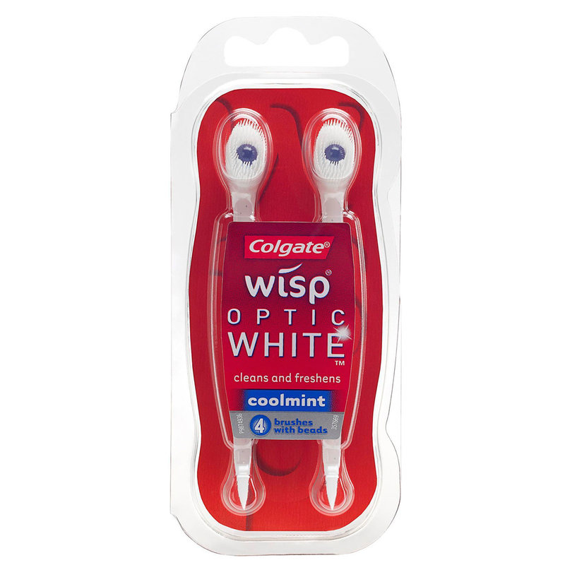 Colgate Wisp Optic White Cool Mint Toothpaste 4ct : Health fast ...