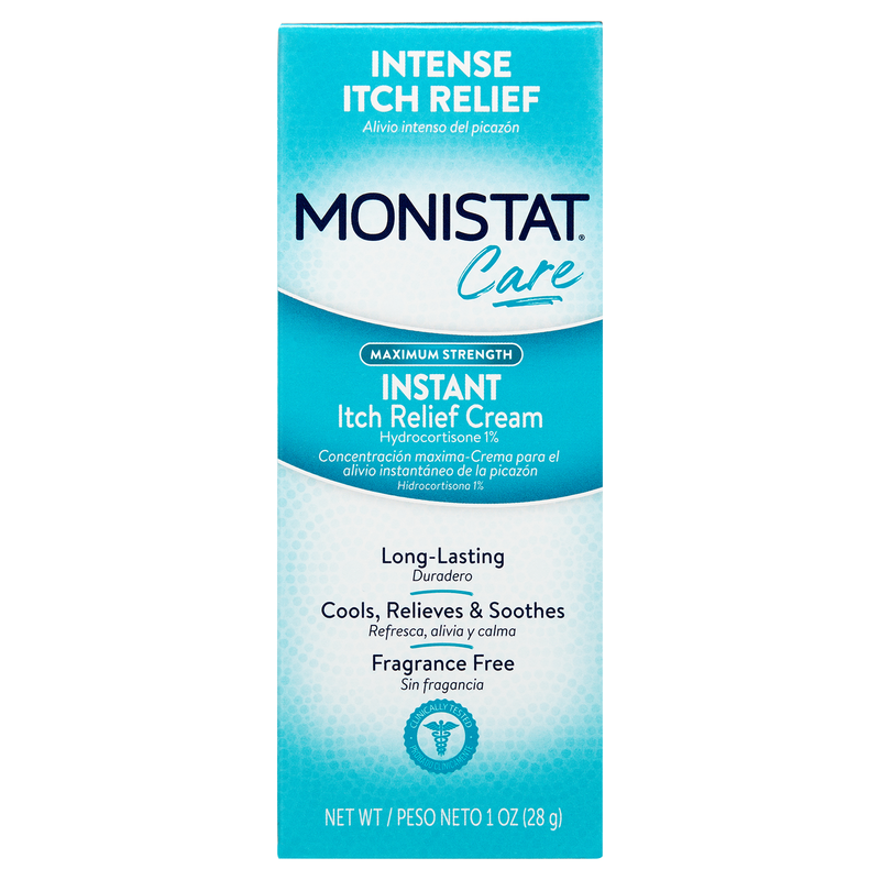 Monistat Care Maximum Strength Instant Itch Relief Cream 1oz : Health ...
