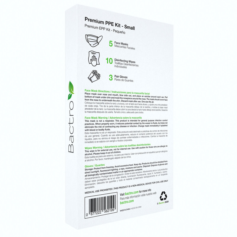 Bactro Personal Protection Equipment Kit : Health fast delivery by App ...