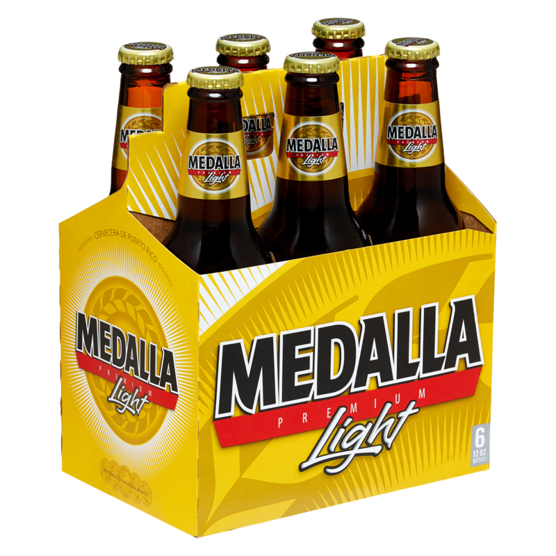 Medalla Light 6pk 12oz Btl 4.0% ABV : Alcohol fast delivery by App or ...