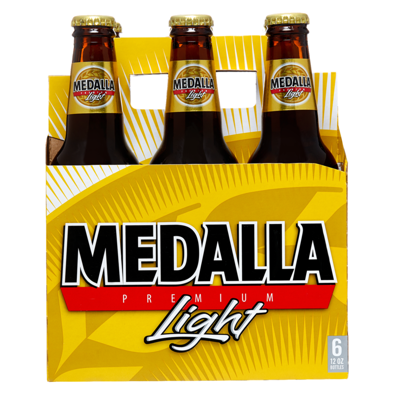 Medalla Light 6pk 12oz Btl 4.0% ABV : Alcohol fast delivery by App or ...