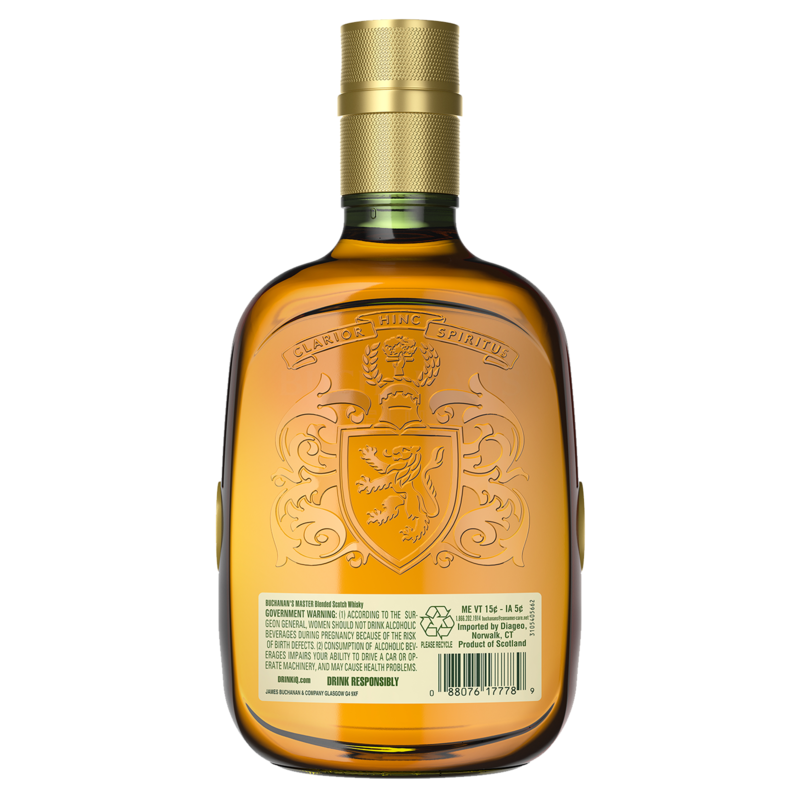Buchanan's Master Blended Scotch Whisky 750ml (80 Proof) : Alcohol fast ...