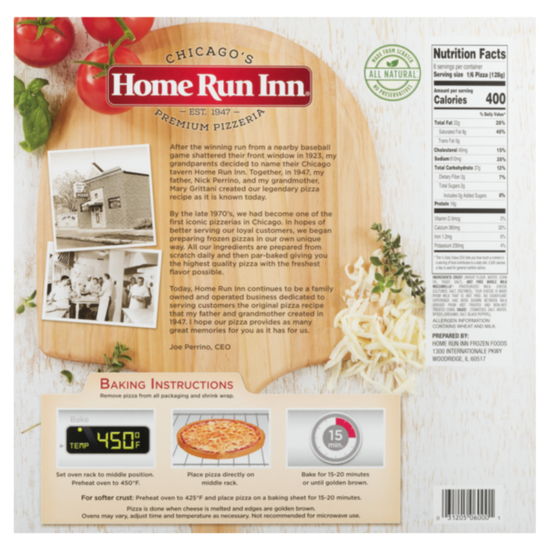 Home Run Inn Classic Cheese Pizza 12in : Quick Meals fast delivery by ...