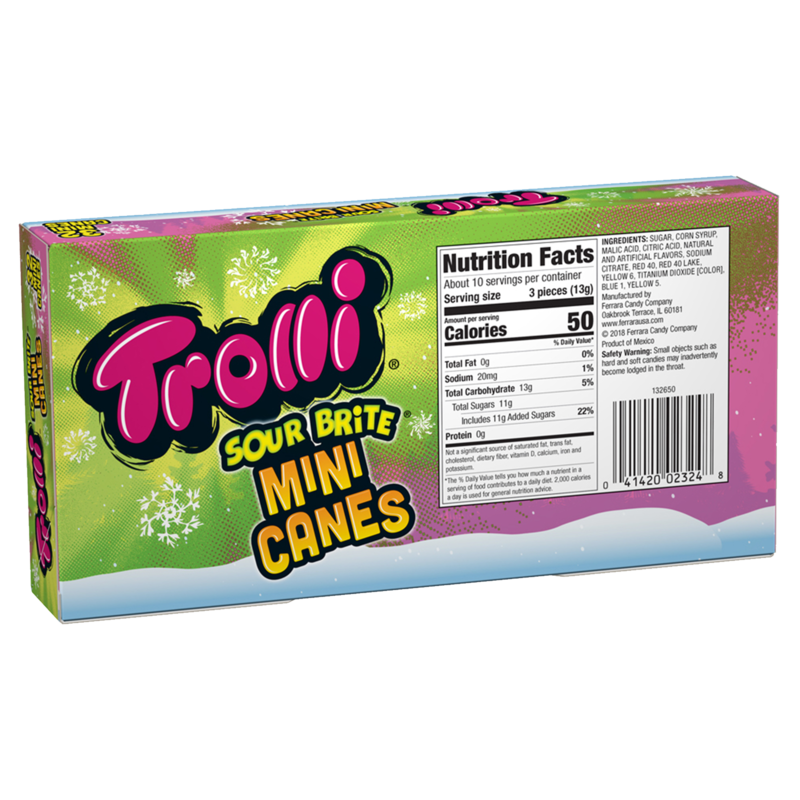 Trolli Sour Brite Mini Candy Canes 4.8oz : Snacks fast delivery by App ...