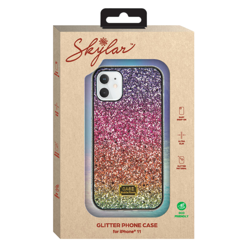 Skylar iPhone 11 Case Rainbow Sparkle : Home & Office fast delivery by ...