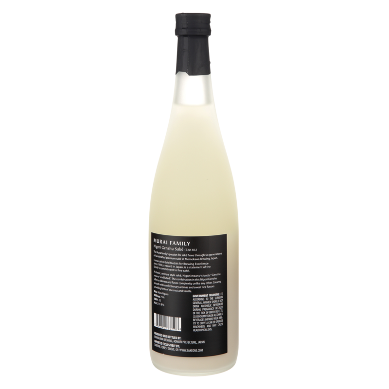 Murai Sake Nigori Genshu 720ml Btl : Alcohol fast delivery by App or Online