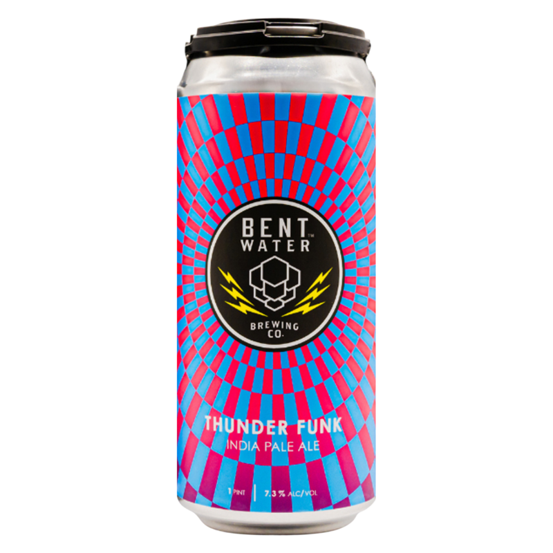 Bent Water Brewing Thunder Funk IPA 4pk 16oz Can 7.2% ABV : Alcohol ...