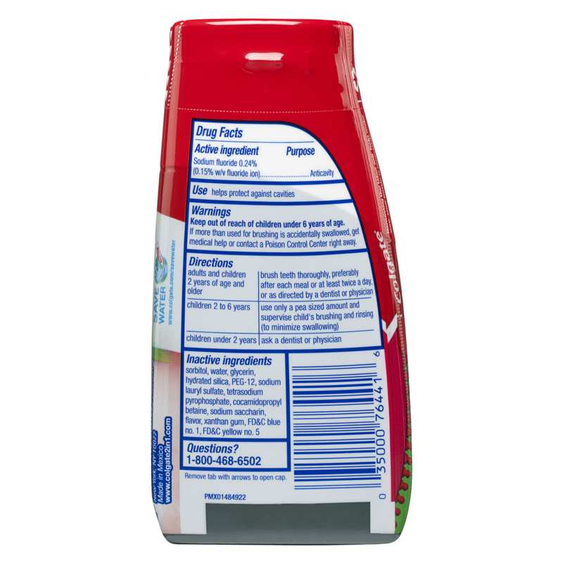 Colgate Kids 2in1 Watermelon Toothpaste 4.6oz : Bath & Beauty fast ...