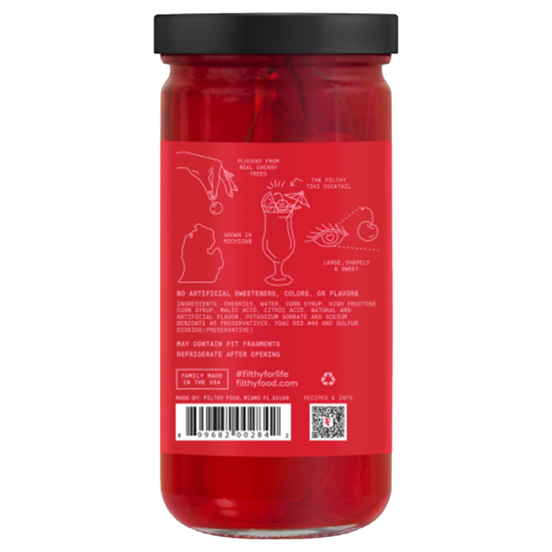 Filthy Red Cherries 8oz : Drinks fast delivery by App or Online