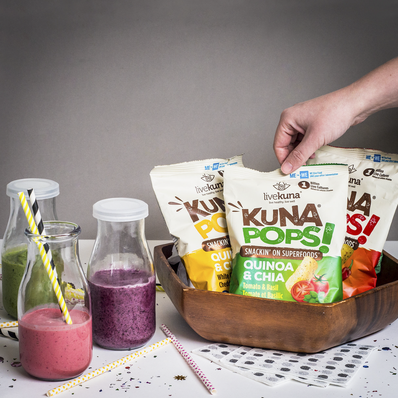 Kuna Pops Tomato & Basil Quinoa & Chia Puffs 3.5oz Bag : Snacks fast ...