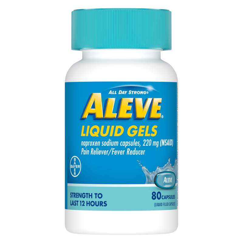 Aleve Liquid Gels 80ct : Health fast delivery by App or Online