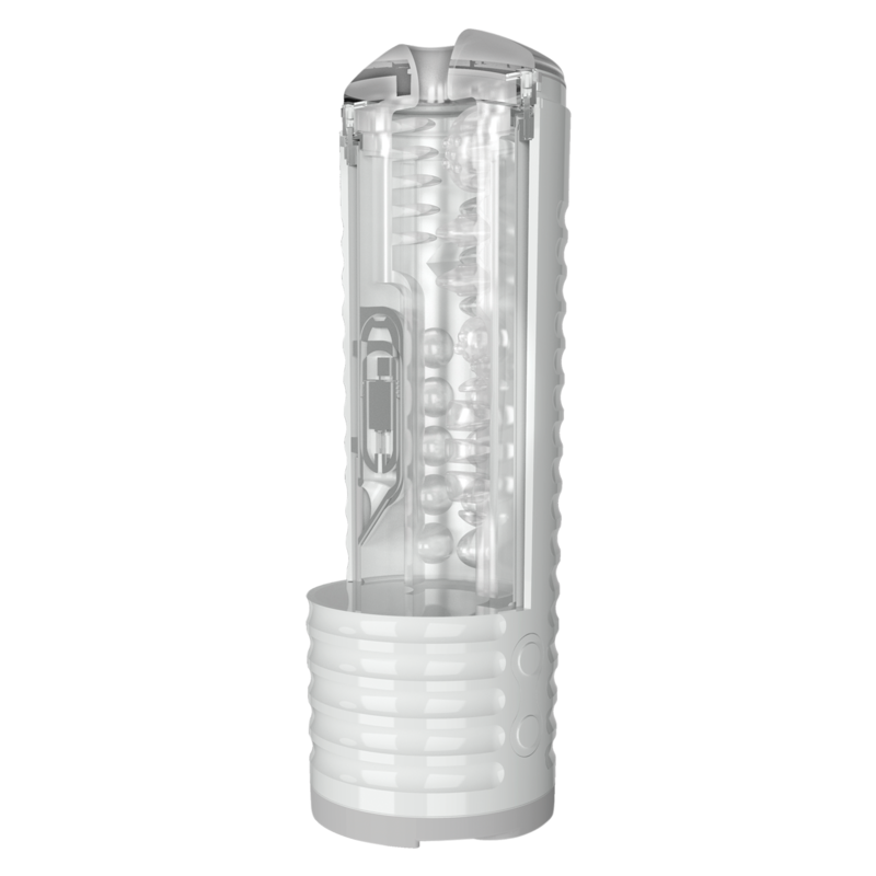 Lovense Max 2 Rechargeable Male Masturbator w/ White Case - Clear ...