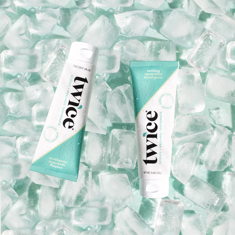 Twice Cooling Spearmint Eucalyptus Oral Wellness Toothpaste 3.4oz ...