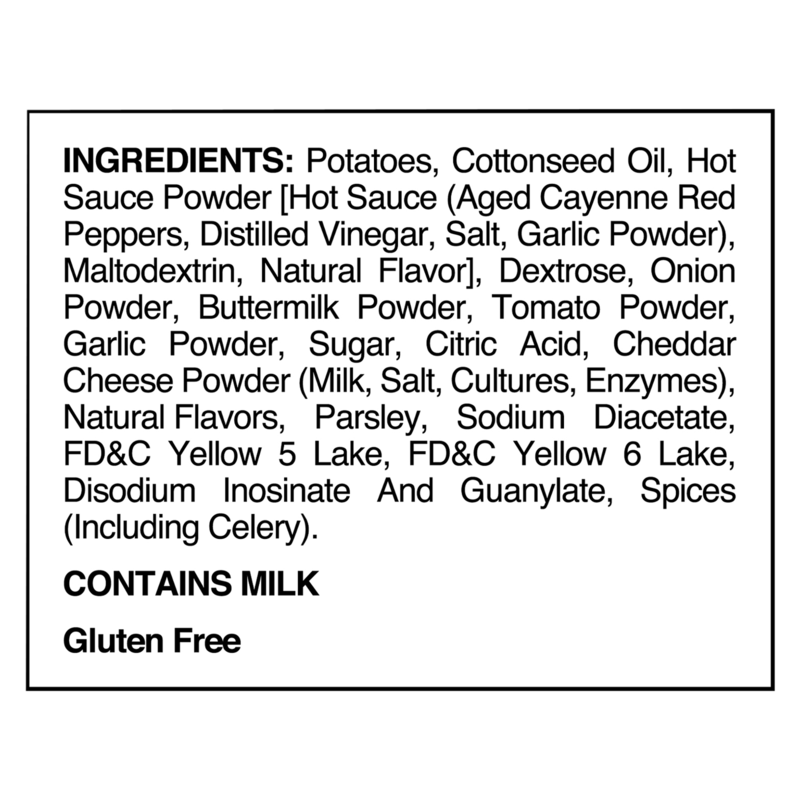 Utz Ripples Red Hot Ranch Potato Chips 2.625oz : Snacks fast delivery ...