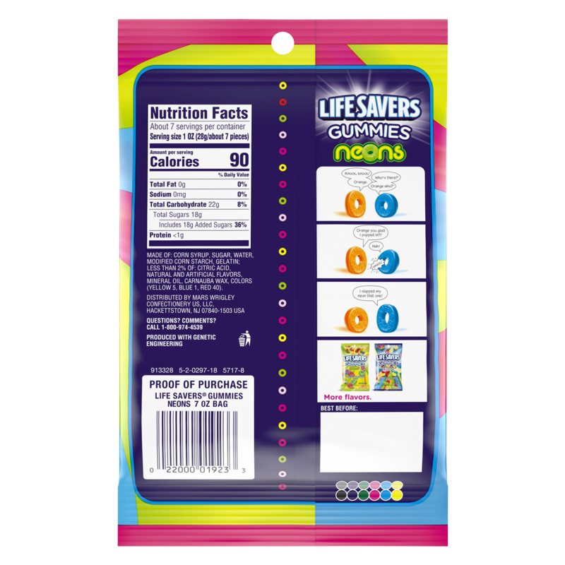 Life Savers Neon Gummies 7oz : Snacks fast delivery by App or Online