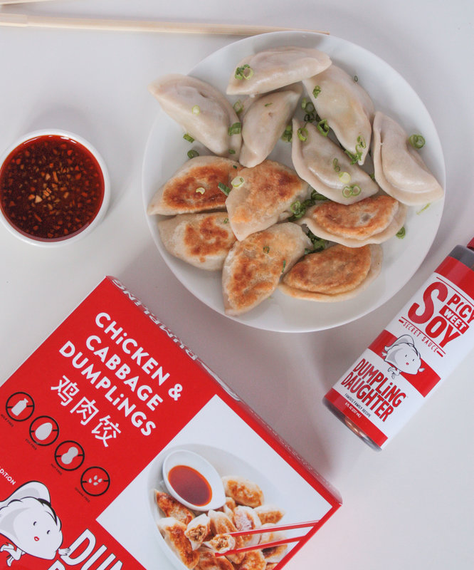 Dumpling Daughter Chicken & Cabbage Dumplings : Grocery fast delivery ...