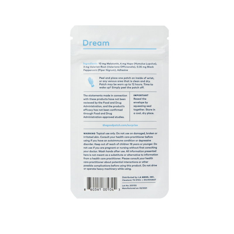 The Good Patch Dream Patch 4 Pack : Better For You fast delivery by App ...