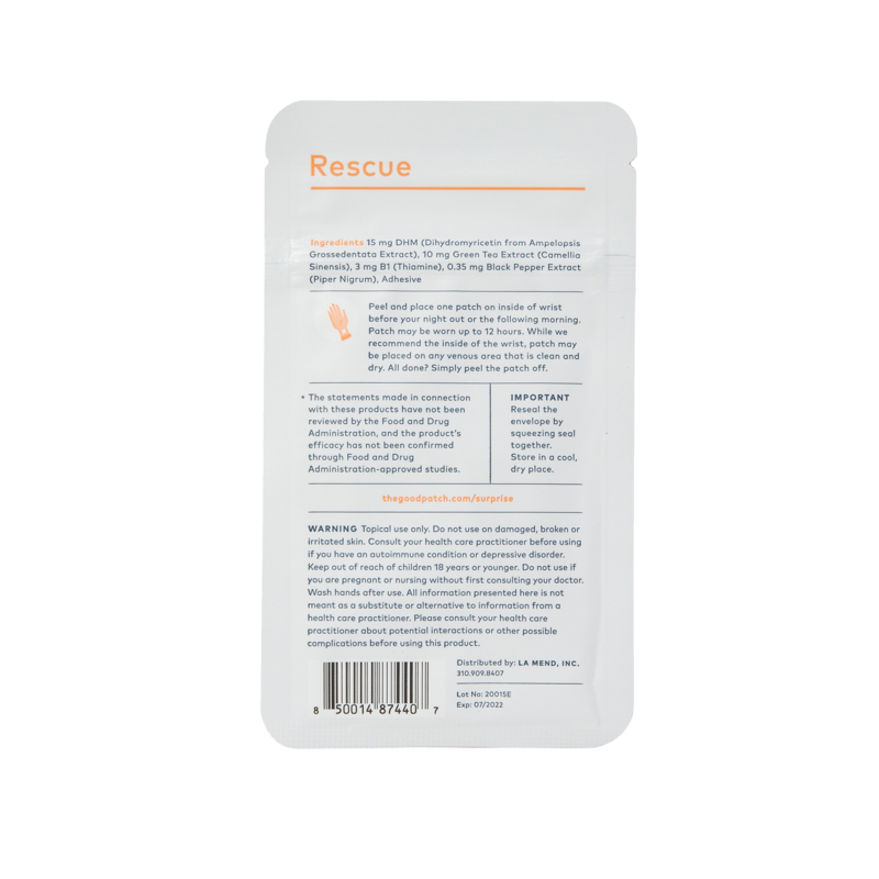 The Good Patch Rescue Patch 4 Pack : Better For You fast delivery by ...
