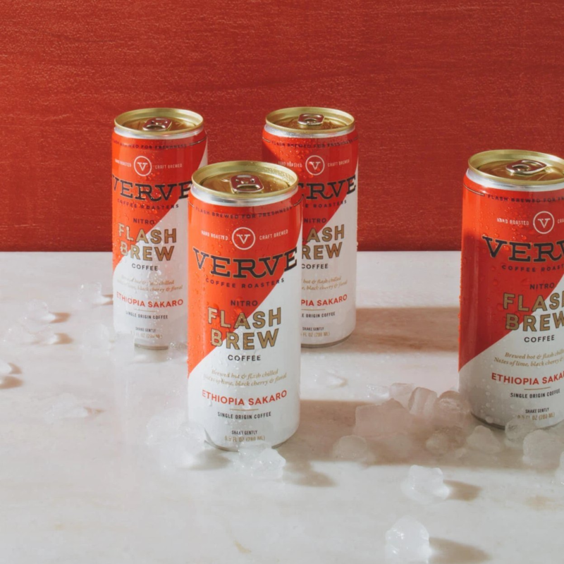 Verve Nitro Flash Brew Coffee Single Origin 9.5 oz : Drinks fast ...