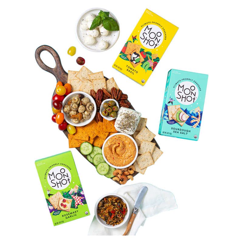 Moonshot Margherita Pizza Crackers 4.4oz : Snacks fast delivery by App ...