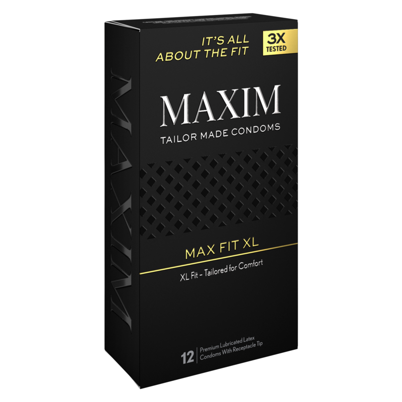 MAXIM Max Fit XL Condoms 12pk : Health fast delivery by App or Online