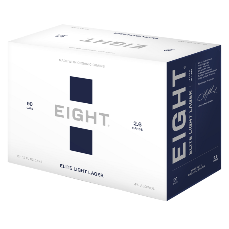 EIGHT Elite Light Lager 12pk 12oz Can 4.0% ABV : Alcohol fast delivery ...