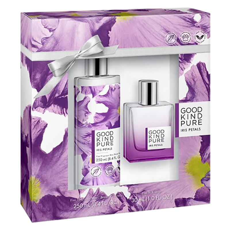 Good Kind Pure Iris Petals Fragrance Giftset 2pc : Bath & Beauty fast ...