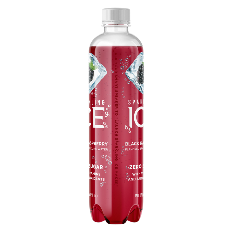 Sparkling Ice Black Raspberry Sparkling Water 17oz Btl : Drinks fast delivery by App or Online