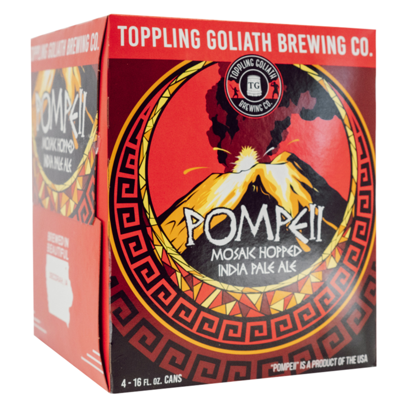 Toppling Goliath Pompeii IPA 4pk 16oz Can 6.2% ABV : Alcohol fast ...