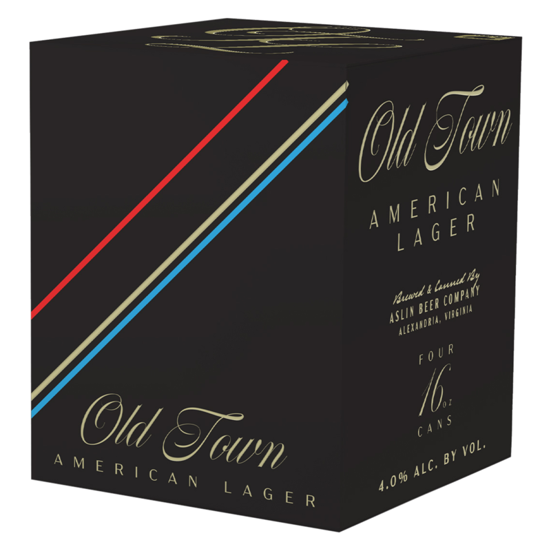 Aslin Old Town Lager 4pk 16oz Can 4.0% ABV : Alcohol fast delivery by ...