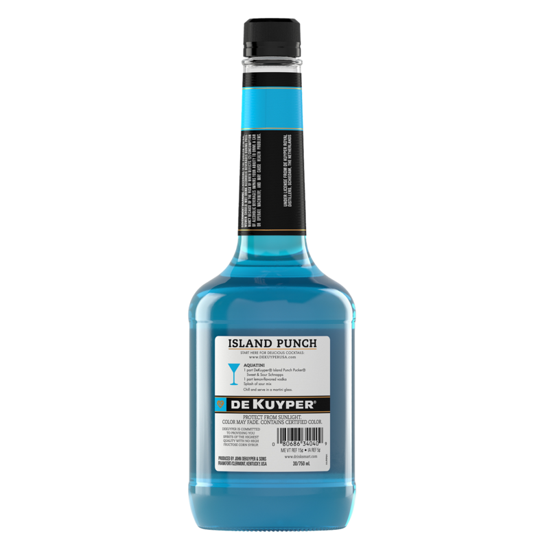DeKuyper Island Punch Pucker Schnapps Liqueur 750ml : Alcohol fast ...