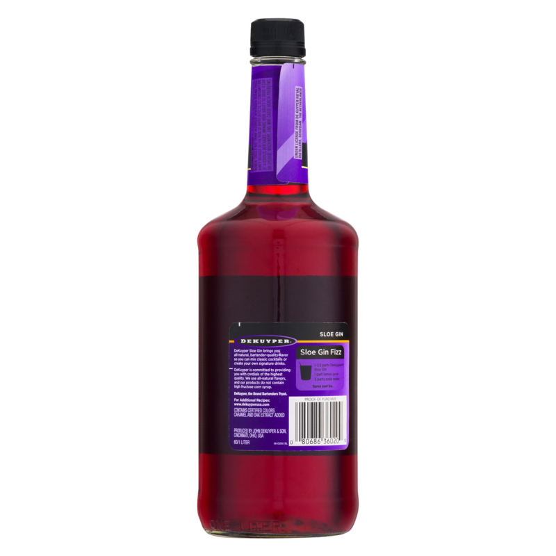 DeKuyper Sloe Gin 1L : Alcohol fast delivery by App or Online