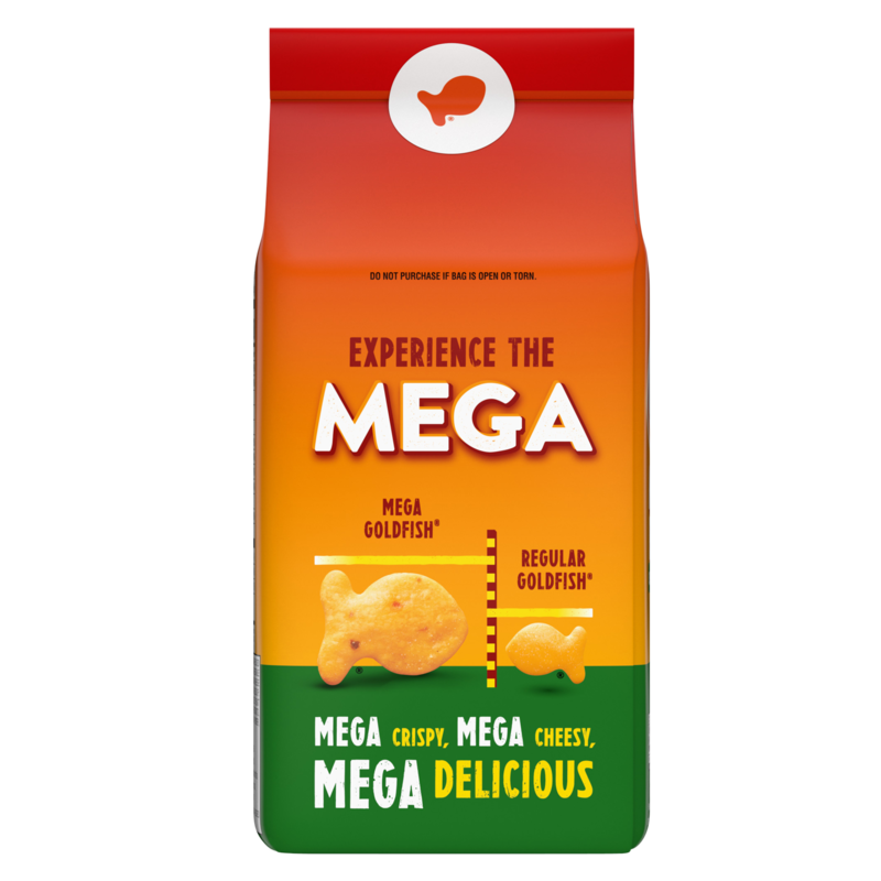 Goldfish Mega Bites Cheddar Jalapeno Crackers 5.9oz : Snacks fast ...