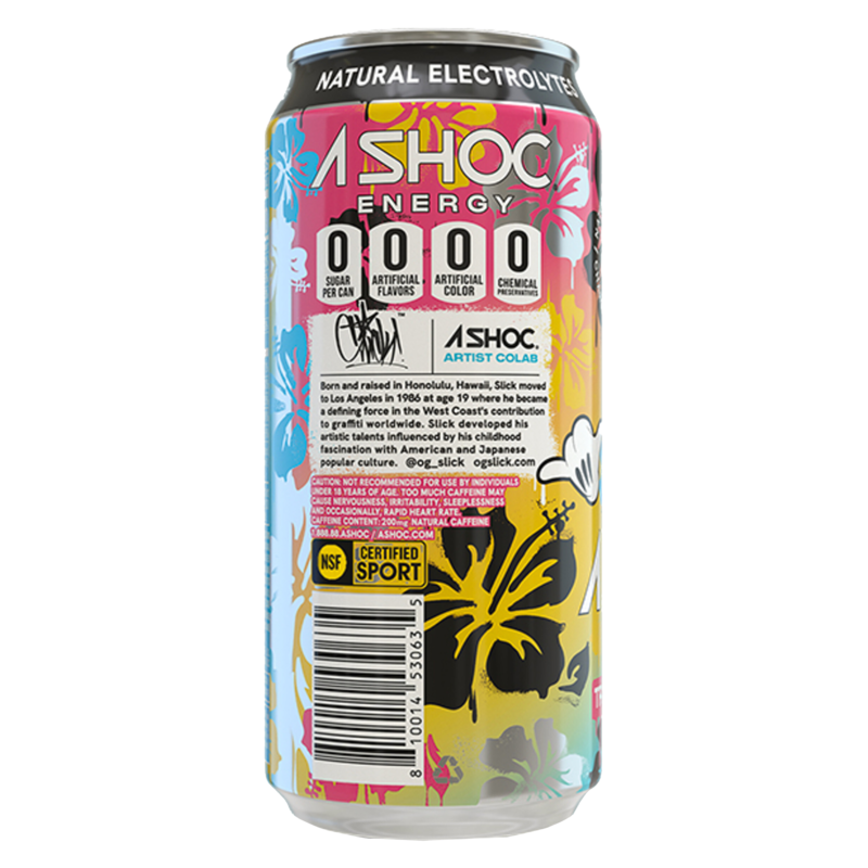 ASHOC Tropical Punch 16oz : Drinks fast delivery by App or Online