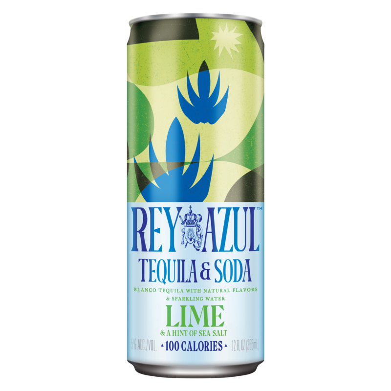 Rey Azul Tequila & Soda Variety Pack 8pk 12oz Can 5.0% ABV : Alcohol ...