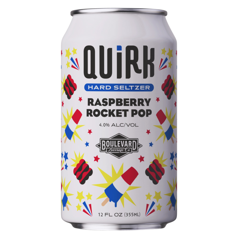 Quirk Spiked & Sparkling Raspberry Rocket Pop 12pk 12oz Can 4.0% ABV ...