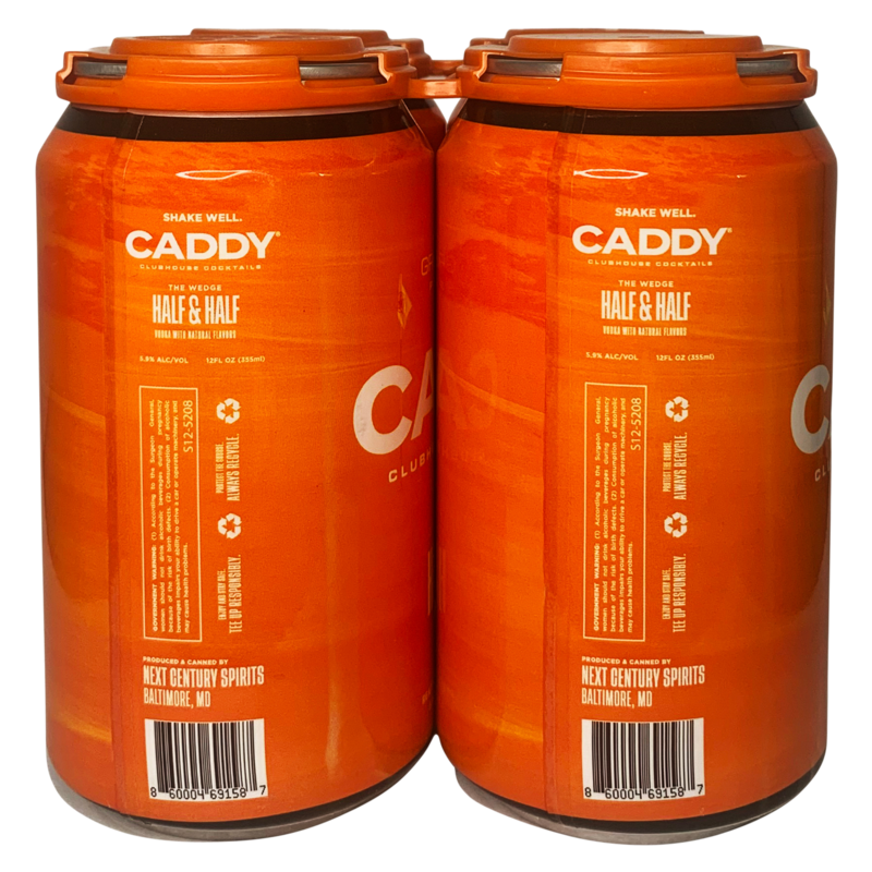 Caddy Clubhouse Cocktails Half & Half 4pk 12oz Can 5.9% ABV : Alcohol ...