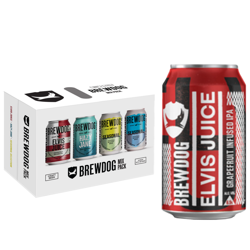 BrewDog Mix Pack 12pk 12oz Can Varied ABV (4% -9.5%) : Alcohol fast ...