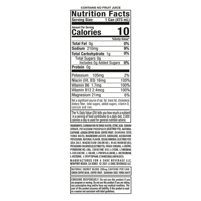 ASHOC Tropical Punch 16oz : Drinks fast delivery by App or Online