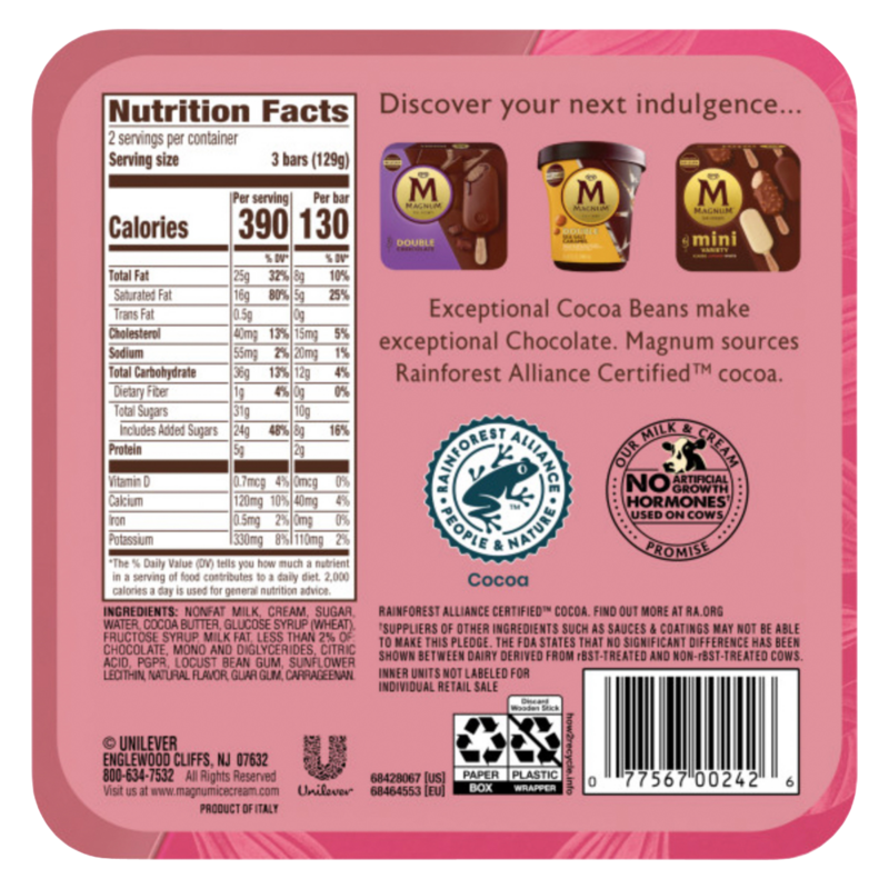Magnum Mini Ruby 6ct : Ice Cream fast delivery by App or Online