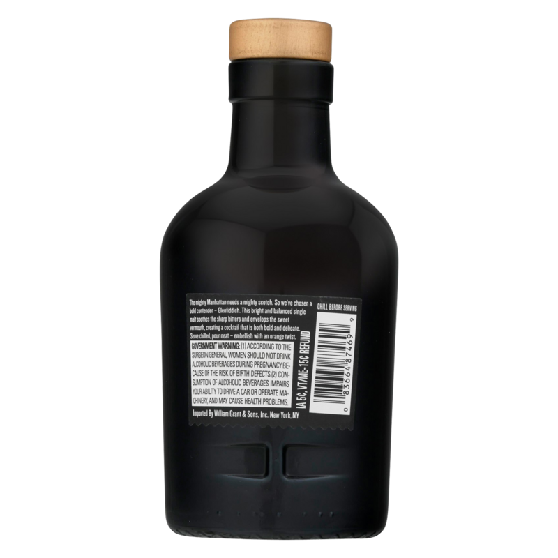 Batch & Bottle Glenfiddich Scotch Manhattan 375ml (60 Proof) : Alcohol ...