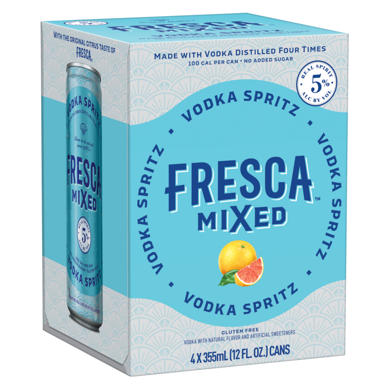 Fresca Mixed Vodka Spritz Canned Cocktail 4pk 12oz Can 5.0% ABV ...