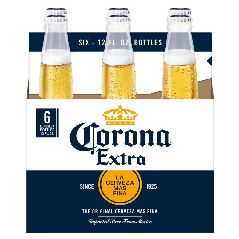 Corona Extra 6pk 12oz Btl 4.6% ABV : Alcohol fast delivery by App or Online