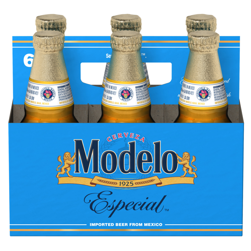 Modelo Especial 6pk 12oz Btl 4.4% ABV : Alcohol fast delivery by App or Online
